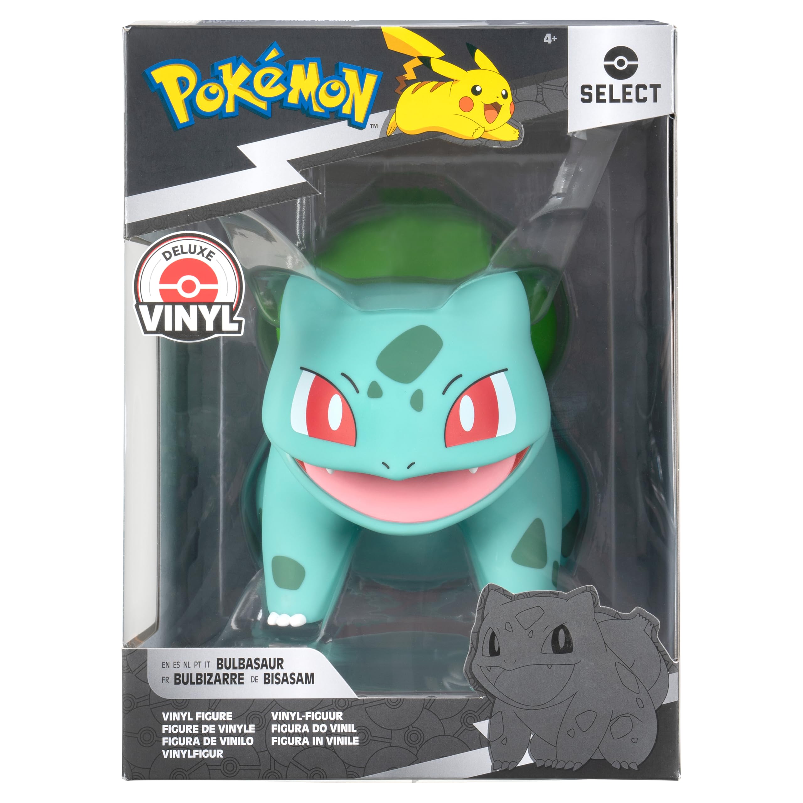 Figura grande original de Bulbasaur 21 cm *Detalles en caja ...