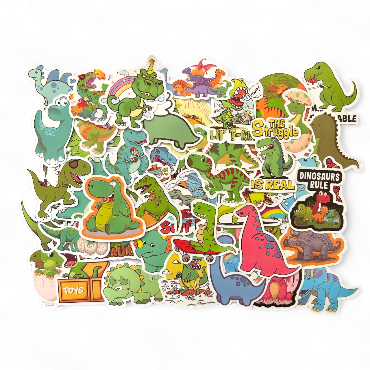 Set 50 stickers dinosaurios – Excálibur Costa Rica